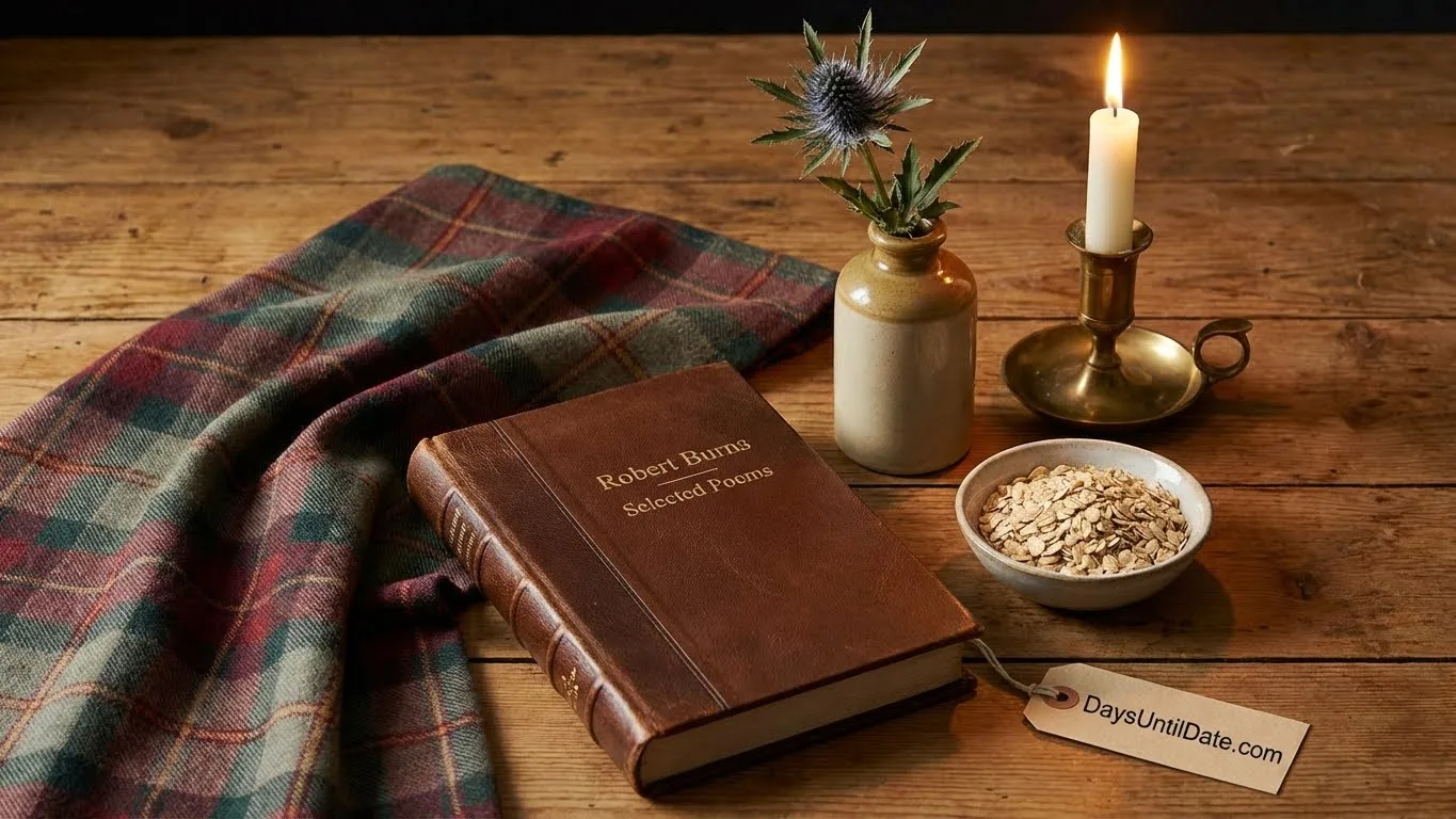 How Many Days Until Burns Night Robert Burns Day? (2027)